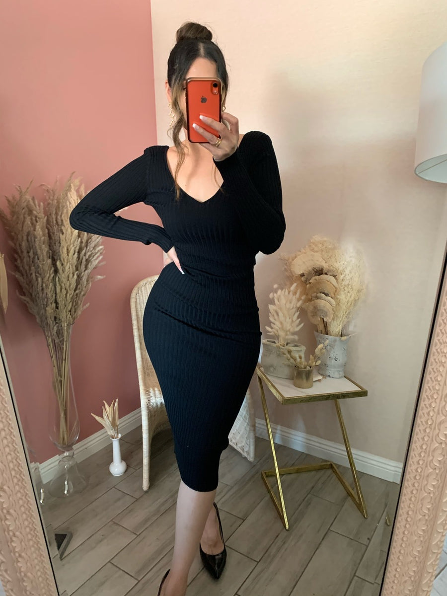 VIV MIDI- BLACK – Mrs. Blush