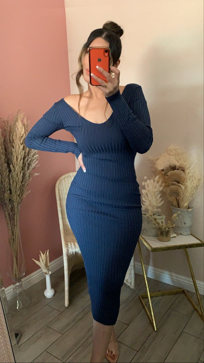 VIV MIDI- Classic Blue – Mrs. Blush